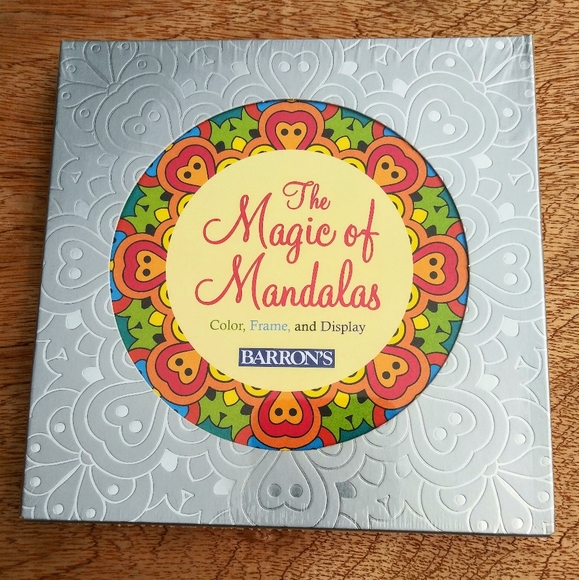 Other | Coloring Book With Frame The Magic Of Mandelas | Poshmark